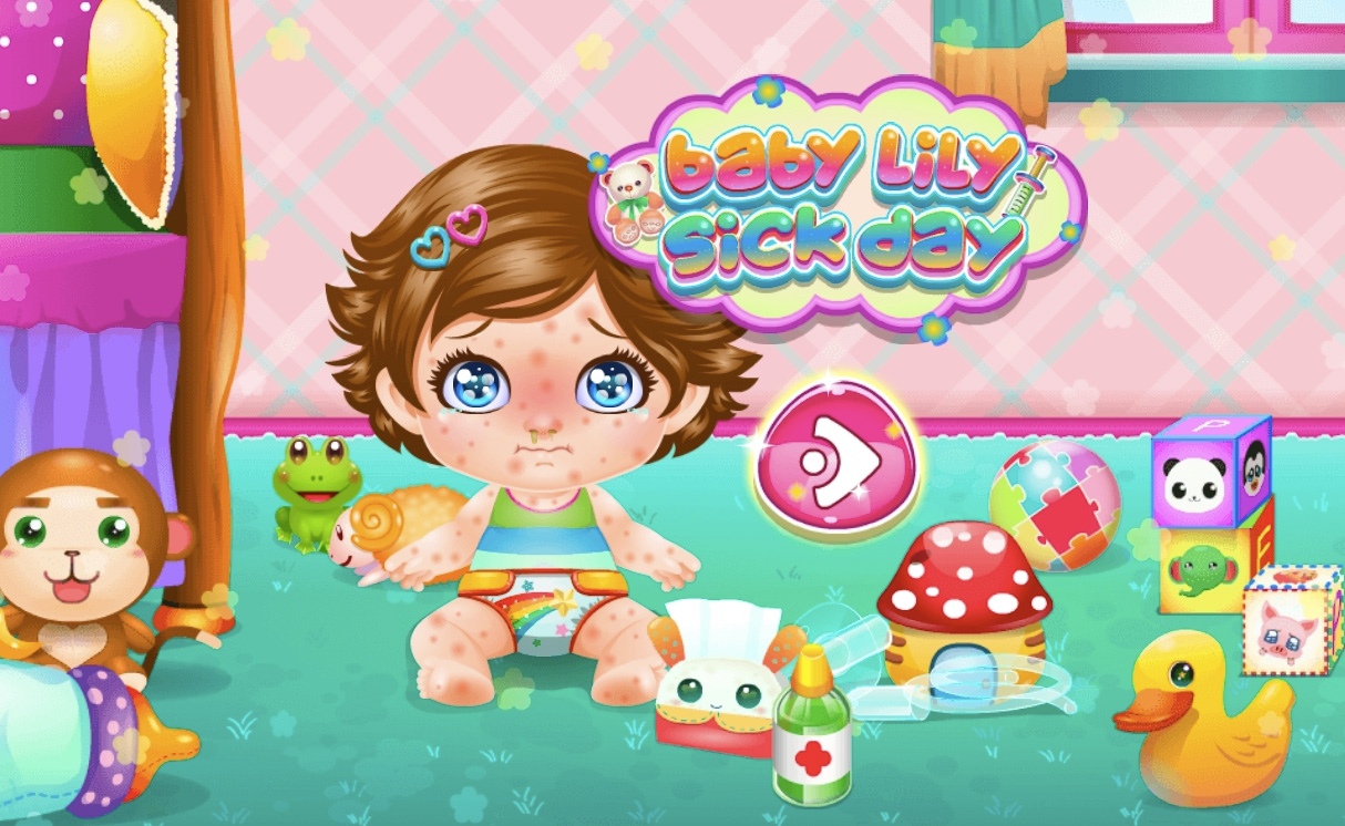 Baby Lily Sick Day 🕹️ Igraj besplatno na Play123