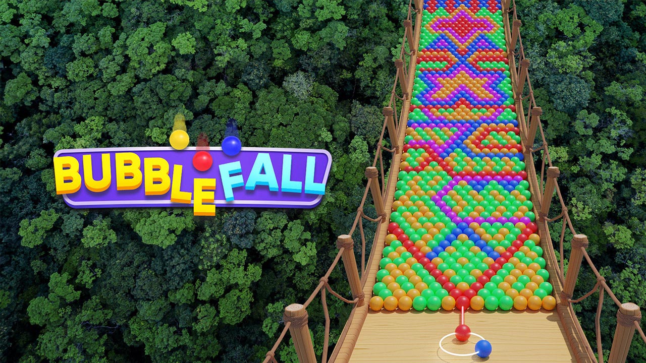 Bubble Fall 🕹️ Igraj besplatno na Play123