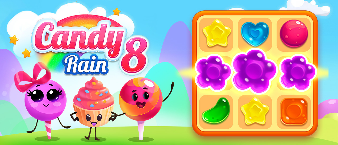 Candy Rain 8 🕹️ Igraj besplatno na Play123