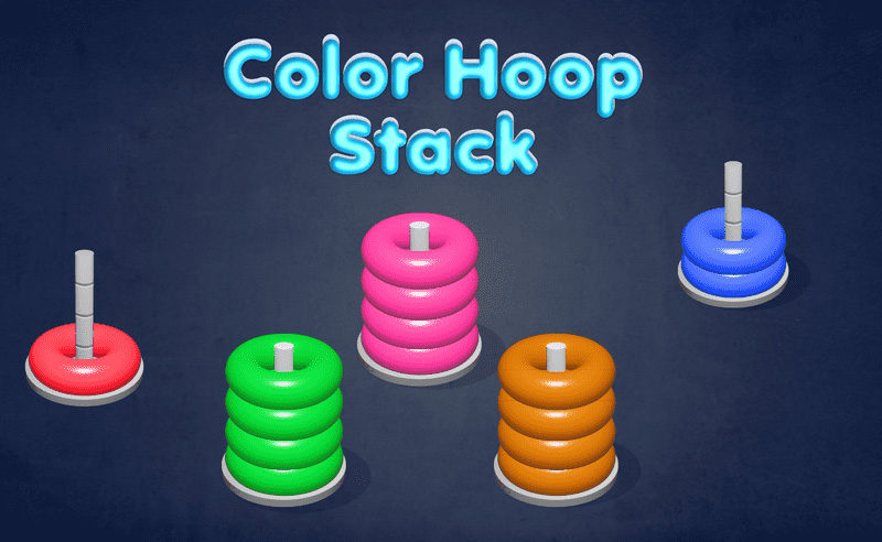 Color Hoop Stack 🕹️ Igraj besplatno na Igrice123