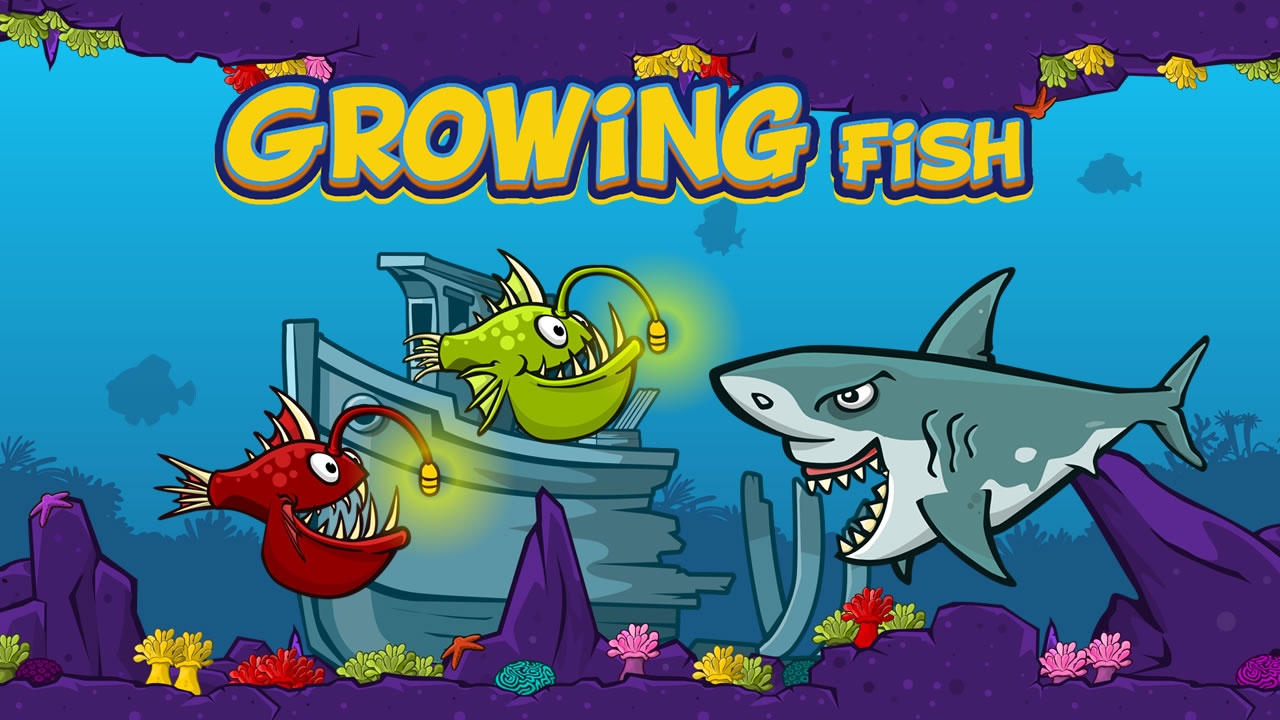 Growing Fish 🕹️ Igraj besplatno na Play123