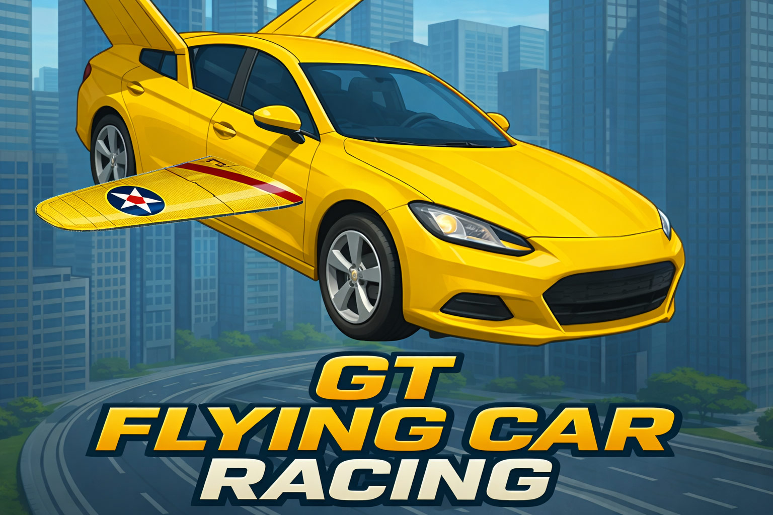 GT Flying Car Racing 🕹️ Igraj besplatno na Play123