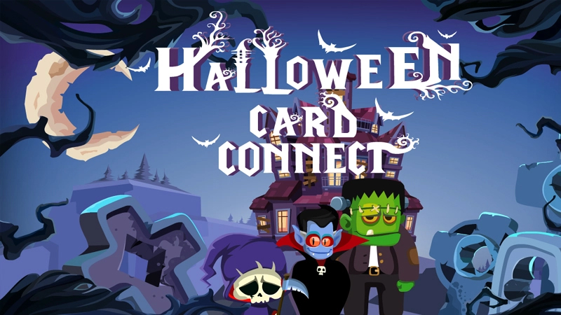 Halloween Card Connect 🕹️ Igraj besplatno na Play123
