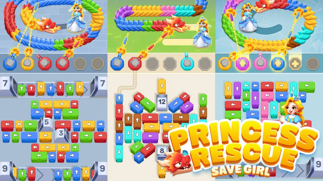 Princess Rescue: Save Girl 🕹️ Igraj besplatno na Play123
