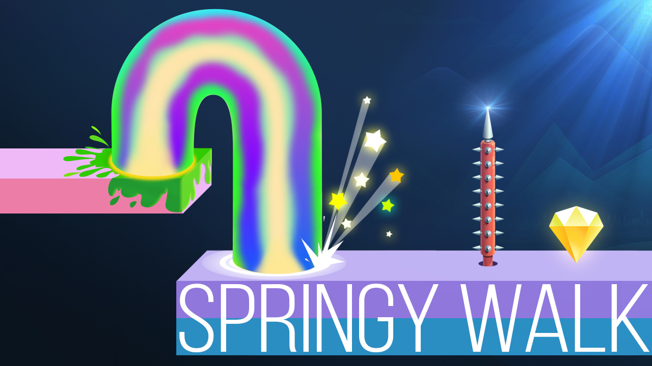 Springy Walk 🕹️ Igraj besplatno na Play123